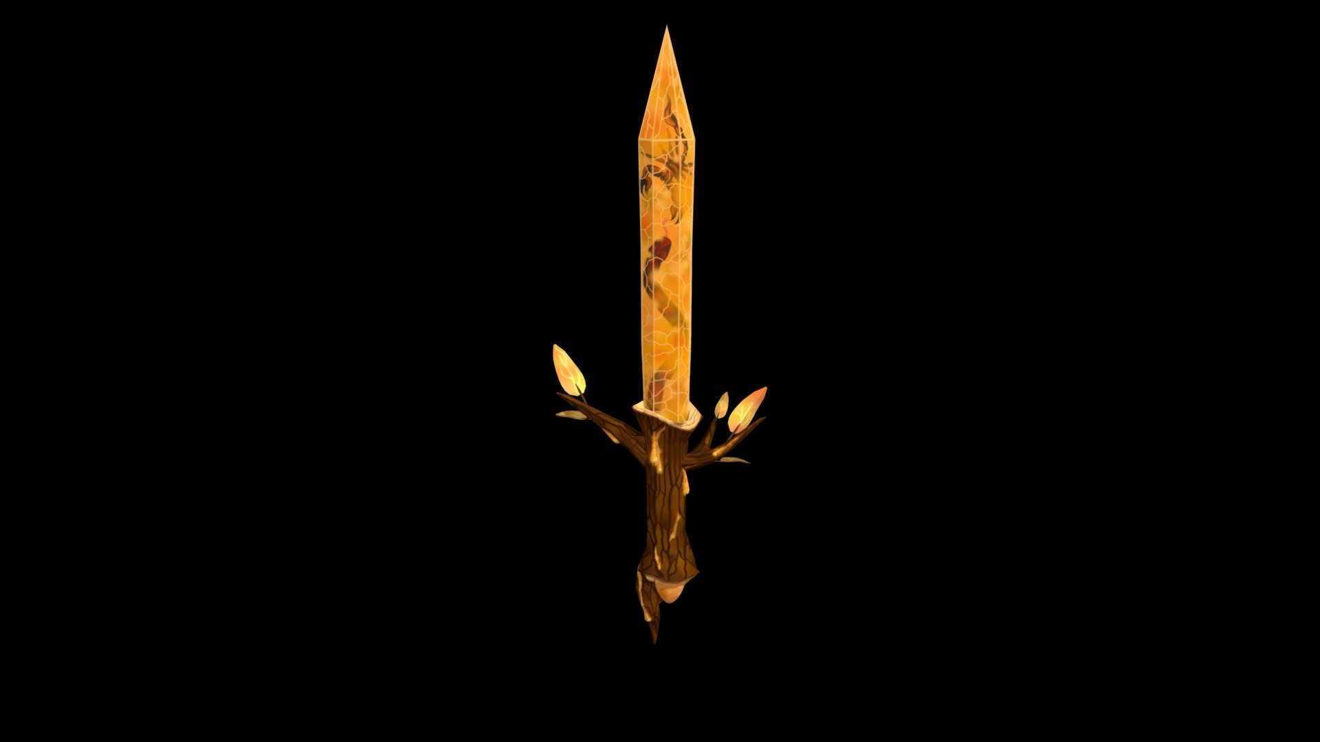 Amber sword - 3D model by Konstantin_Blacksmith [1f49ff6] - Sketchfab