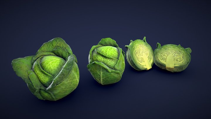 Vegetables 3D models - Sketchfab