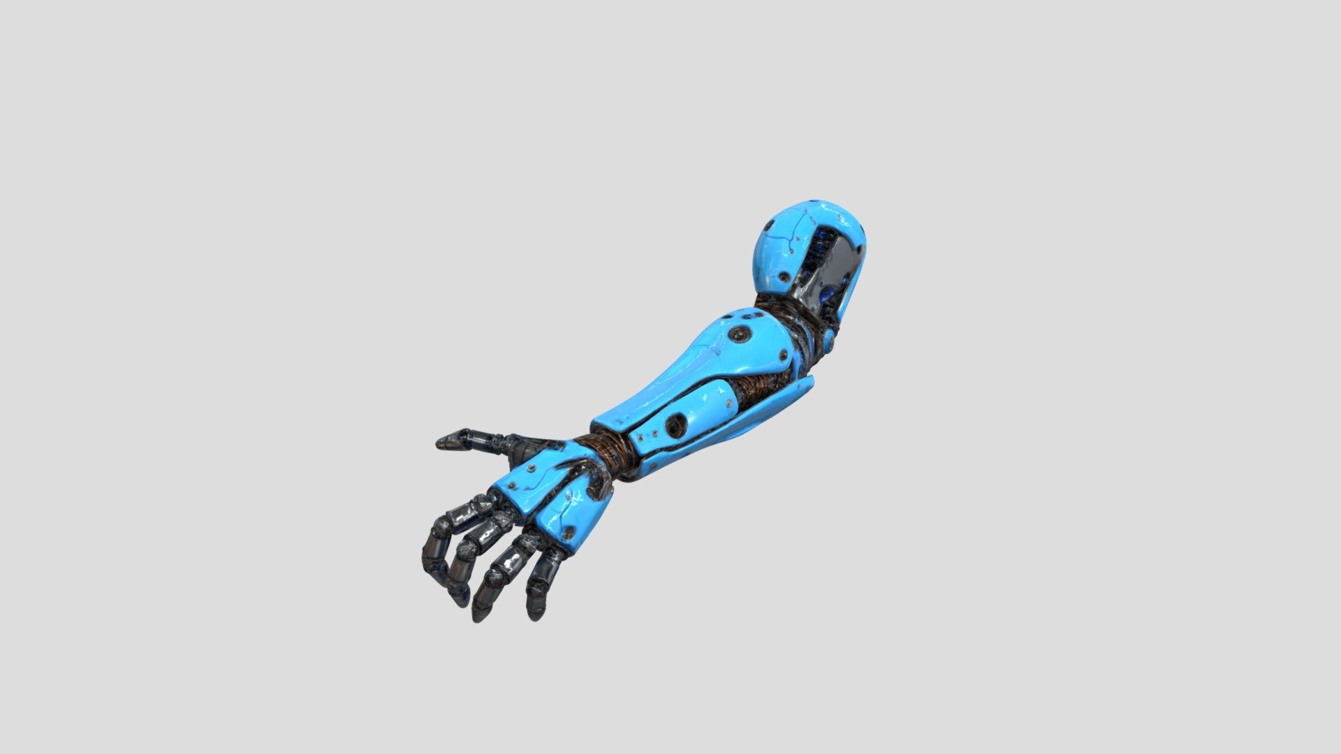 robotic arm - 3D model by takadrone [1f4b641] - Sketchfab