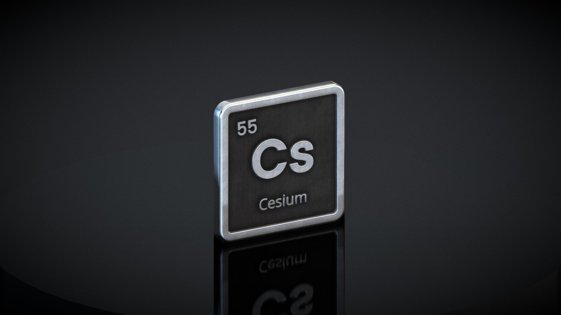 55. 세슘 (Cs) - 3D model by illunex [1f4b978] - Sketchfab