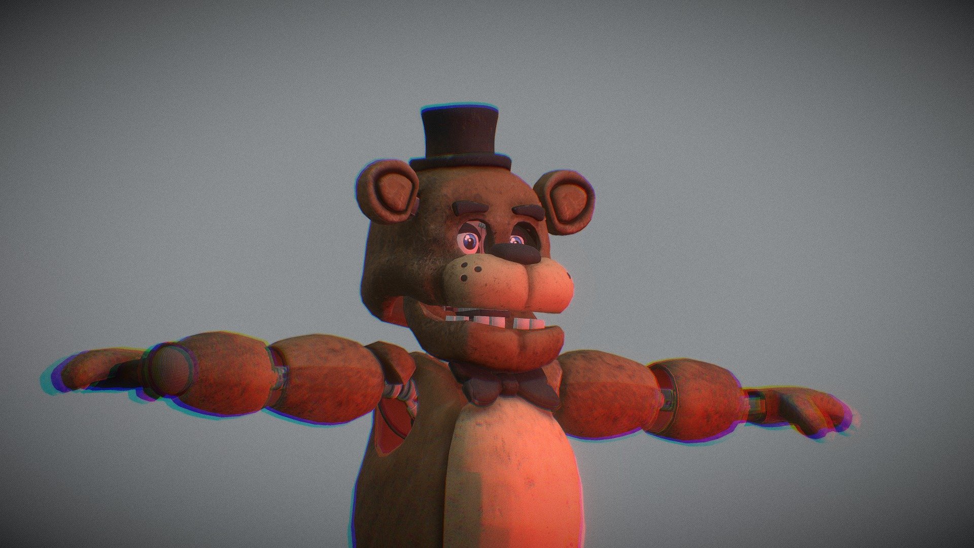 freddy - 3D model by bobbychampneys [1f4c6f3] - Sketchfab