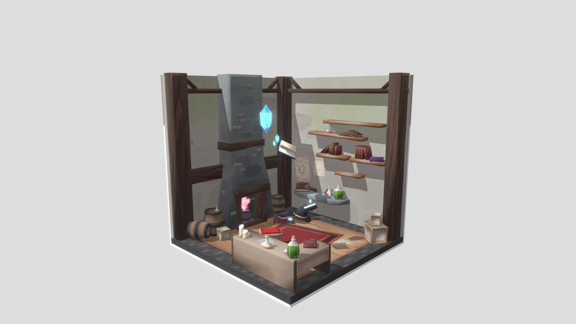 Potion Room - 3D model by BANQIAO (@1101448011) [1f4d15d] - Sketchfab