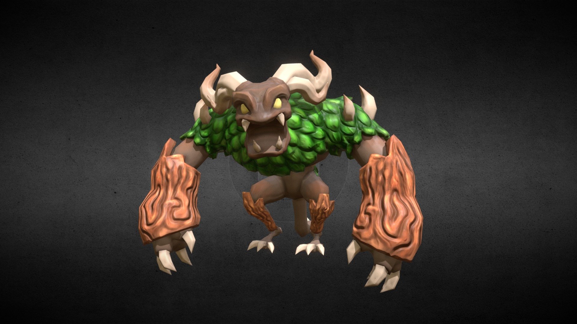 Nature Golem - 3D model by Woophy (@woophy101) [1f4d9c8] - Sketchfab