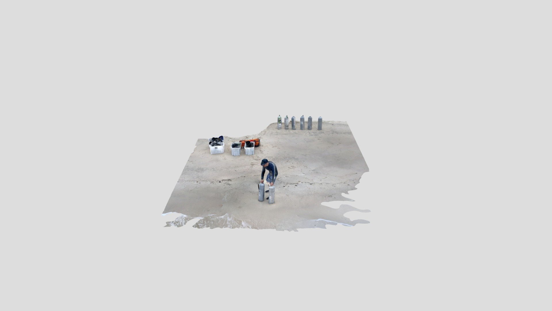 Beach setup - Download Free 3D model by PHORIA XR STUDIO (@scann3d ...