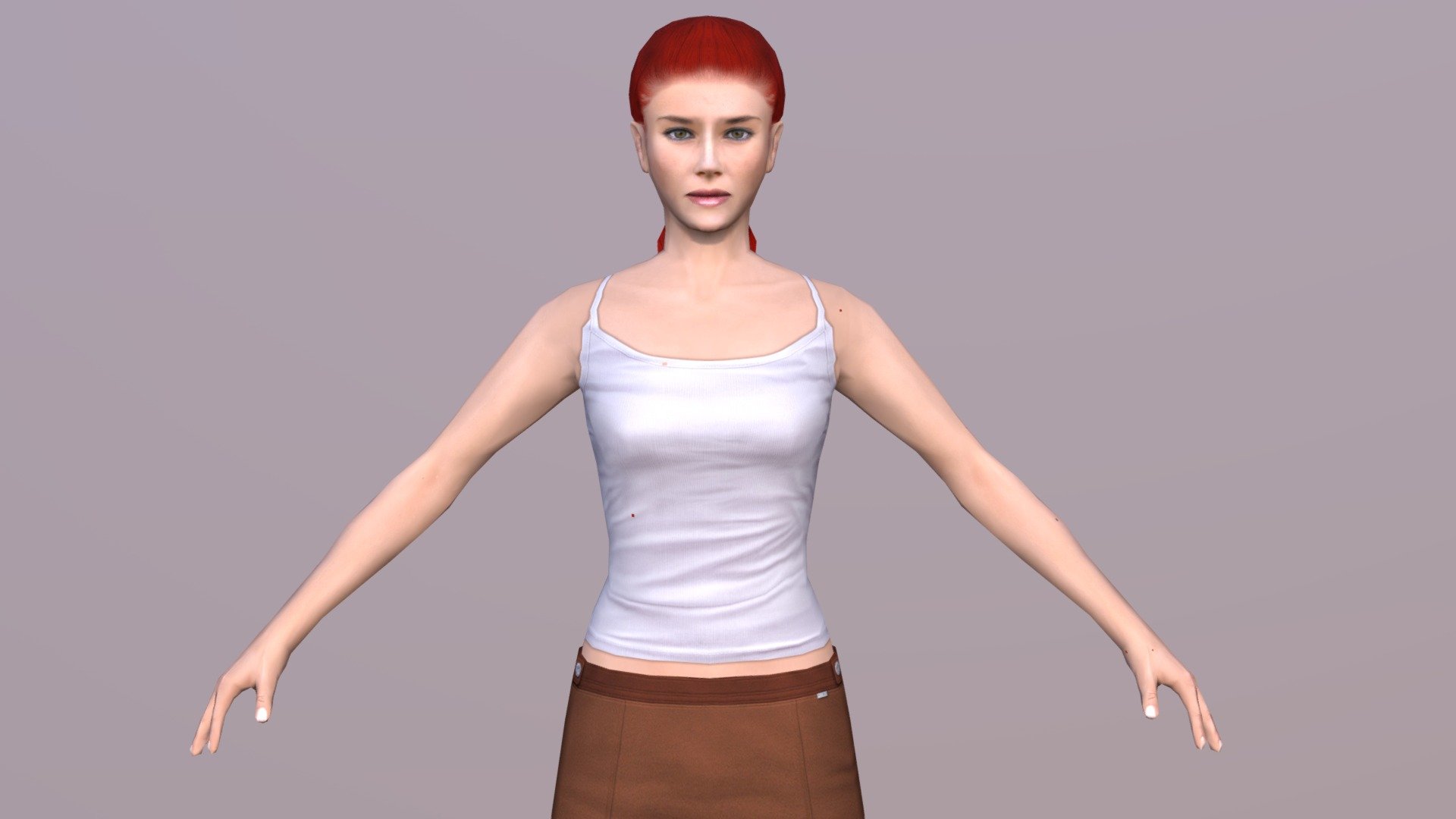 Girl 5 - Buy Royalty Free 3D model by jasirkt [1f4e792] - Sketchfab Store