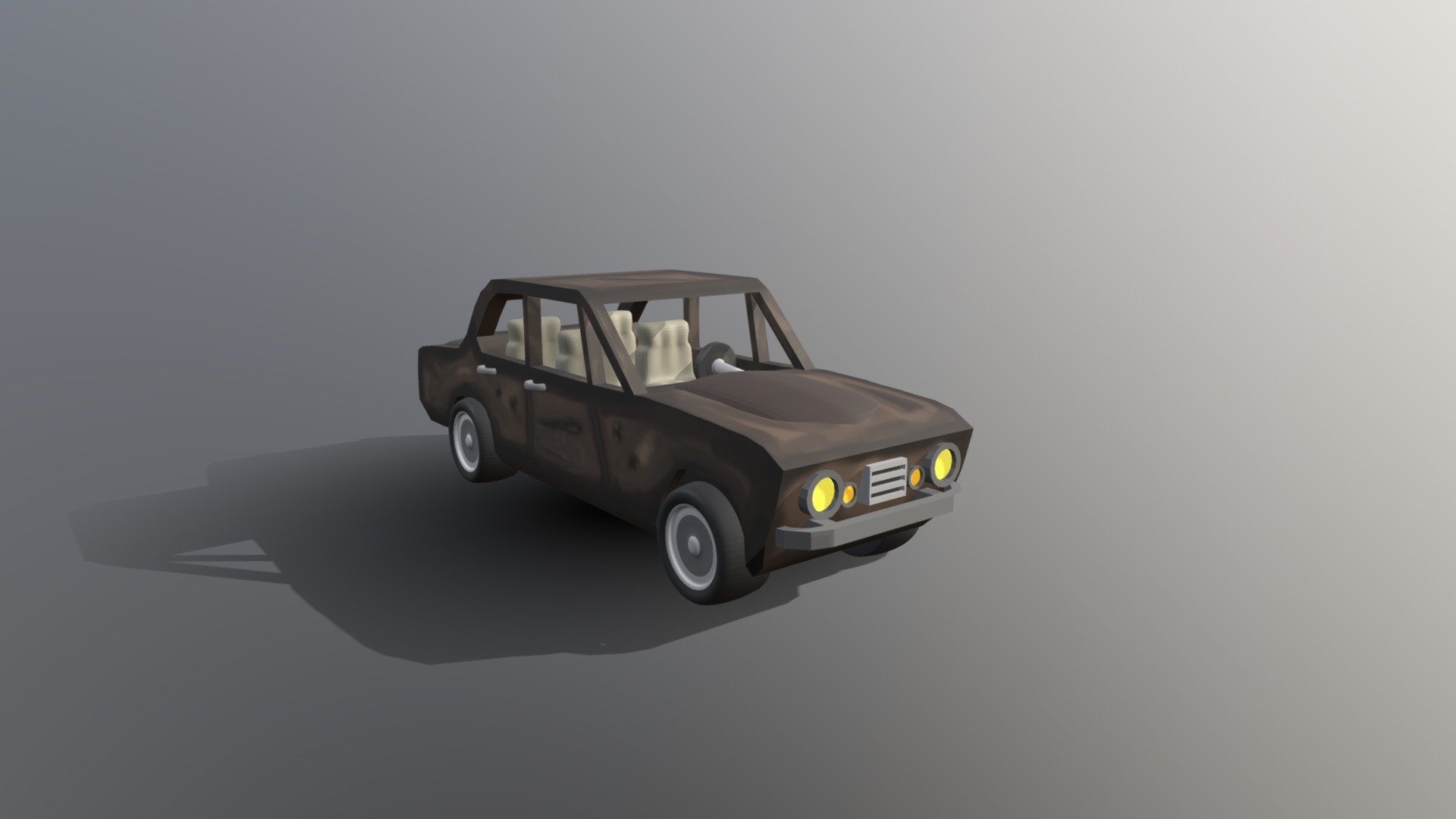 Damaged Car 01 - 3D model by CWcomptech (@tking) [1f4ff18] - Sketchfab