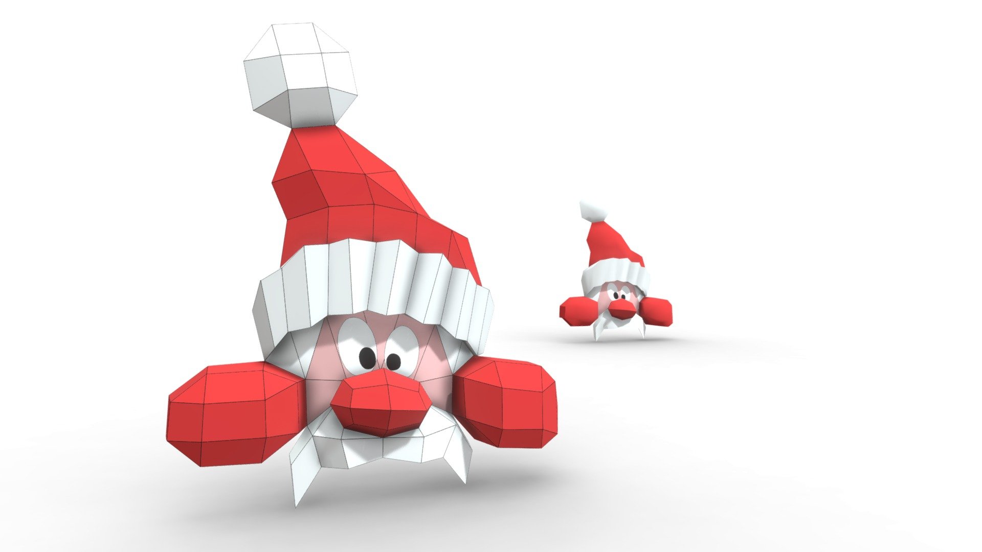 Santa - 3D model by PAPERstuff (@Vitaly..Voronov) [1f5020c] - Sketchfab