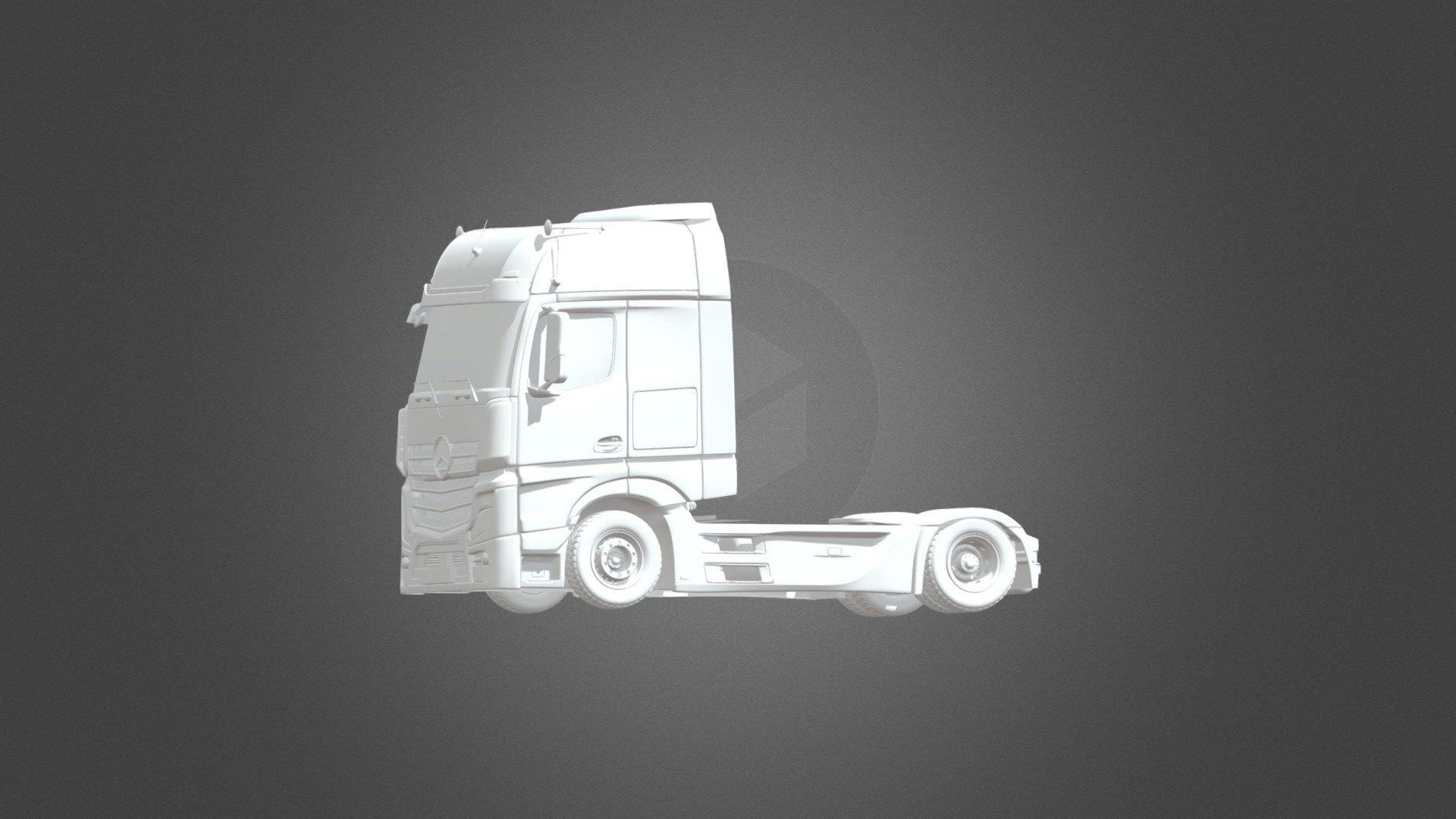 Mercedes_Truck - 3D model by mm.trybulski [1f520b0] - Sketchfab