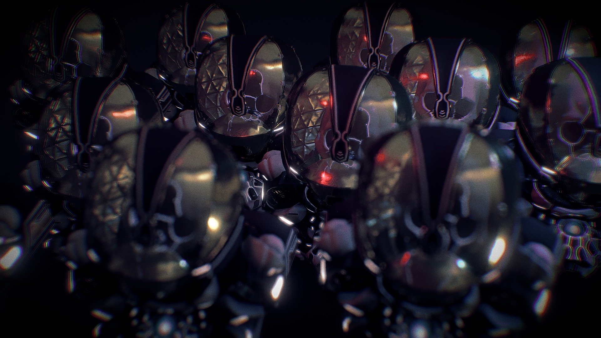 Skeletal Android Army - 3D model by BenEvrard [1f520df] - Sketchfab