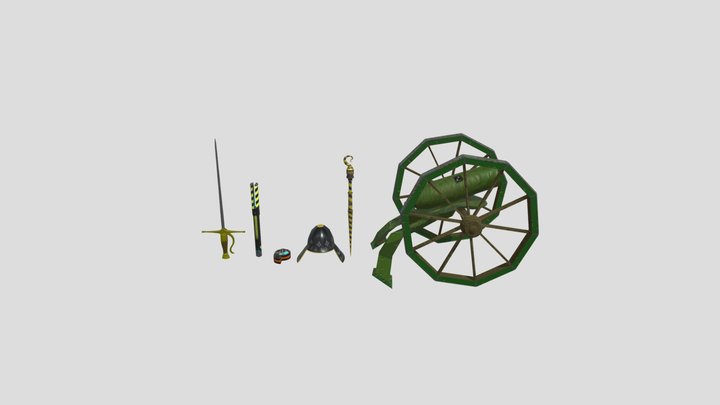 Stun-stick 3D models - Sketchfab