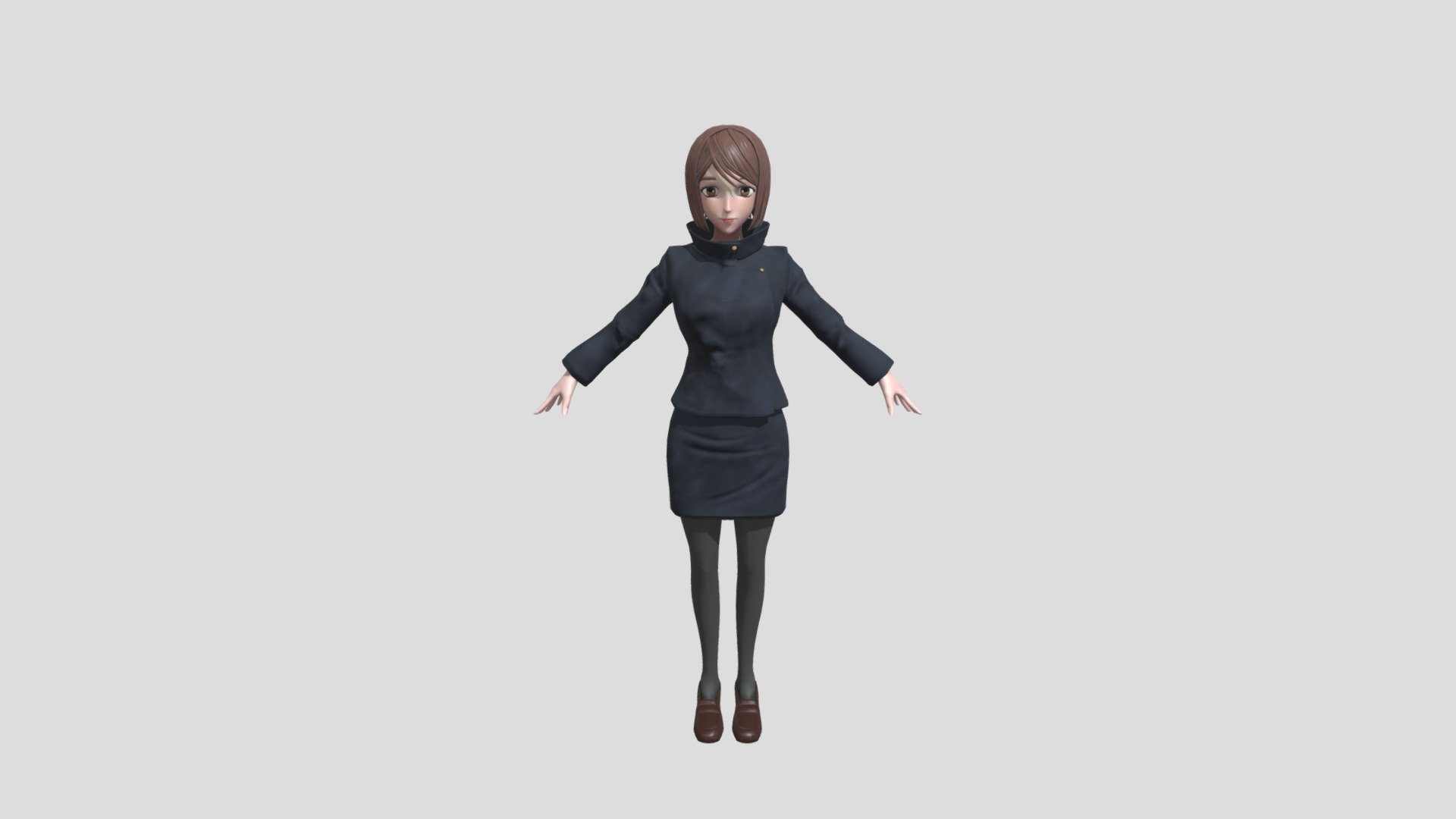 Shoko Ieri - 3D model by Nhu_Quynh [1f527d5] - Sketchfab