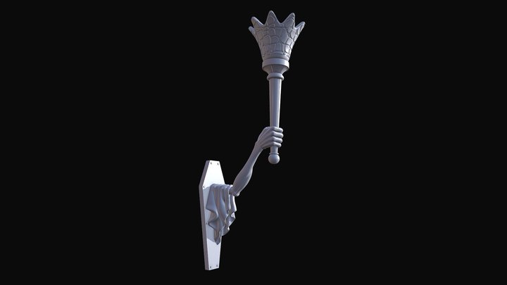 Wall-torch 3D models - Sketchfab
