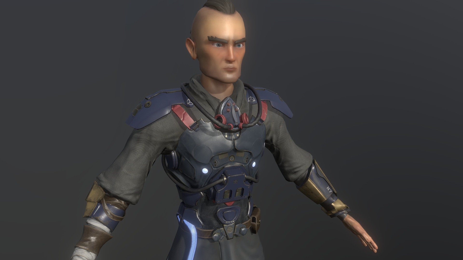 Sci-FI Scout - 3D model by Mikhail Ladygin (@Omanit) [1f5384a] - Sketchfab