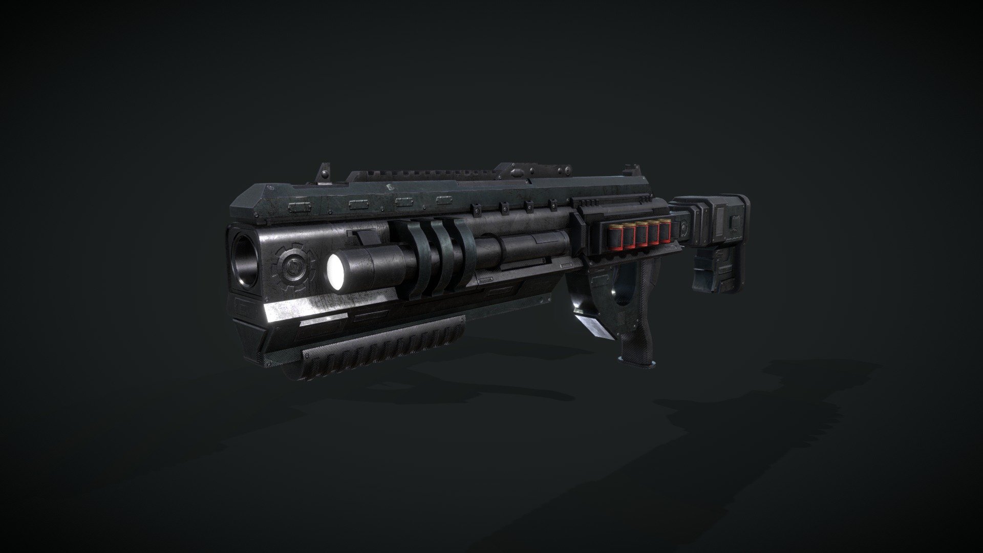 Sci-f Shotgun - Buy Royalty Free 3D model by SnowyTrain [1f54787 ...