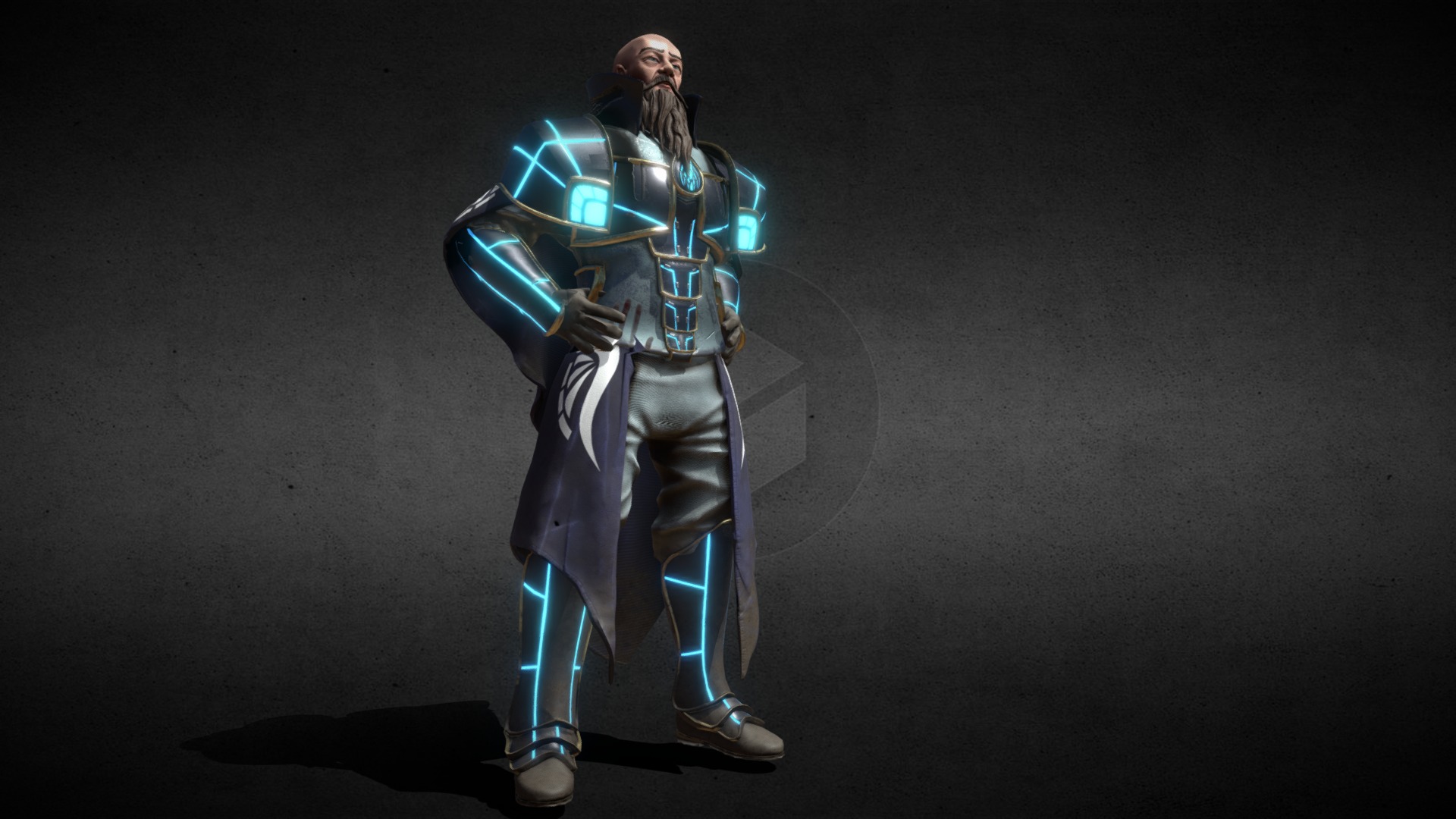 Futuristic knight of Dol Amroth - 3D model by Lord_ellessar [1f54ae9 ...
