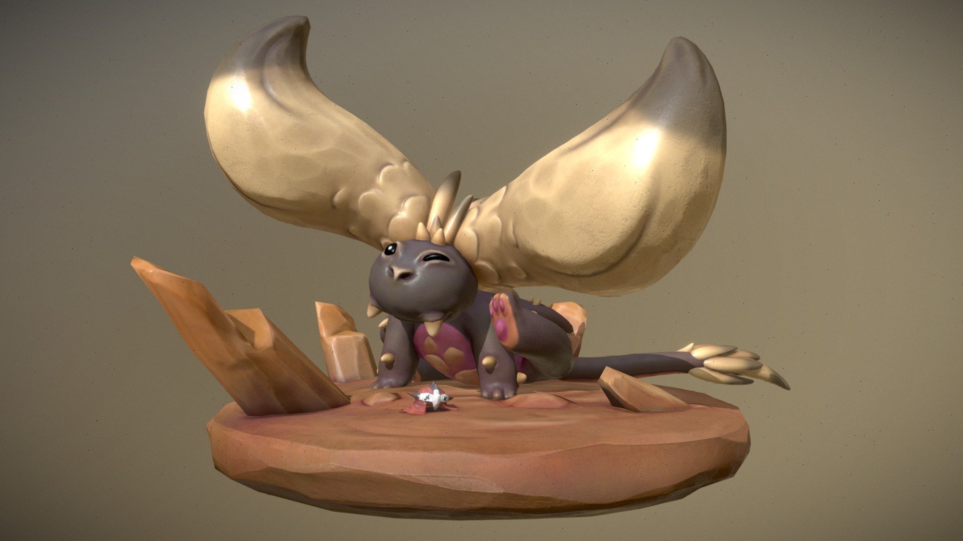 Chibi nergigante - 3D model by Roeland Van Sichem De Combe (@Roeland ...