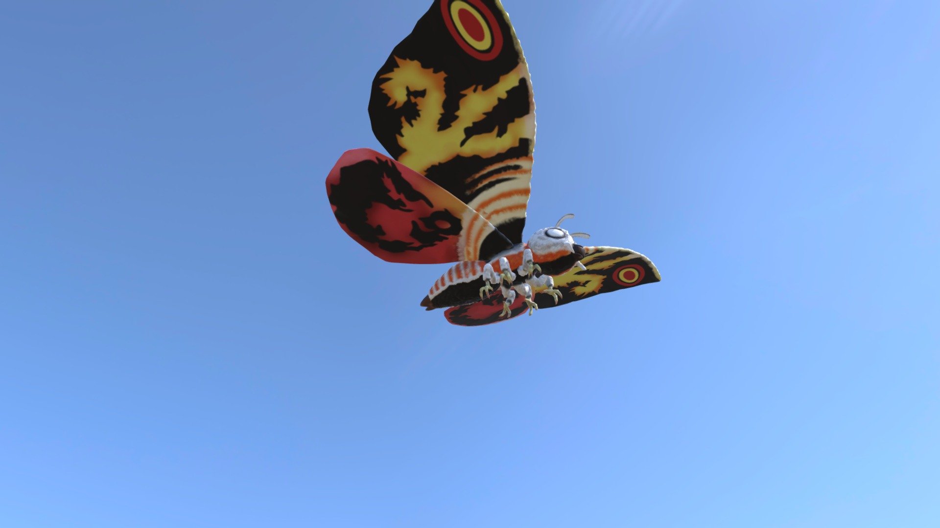 PlayStation 3 - Godzilla - Mothra Adult - Download Free 3D model by ...