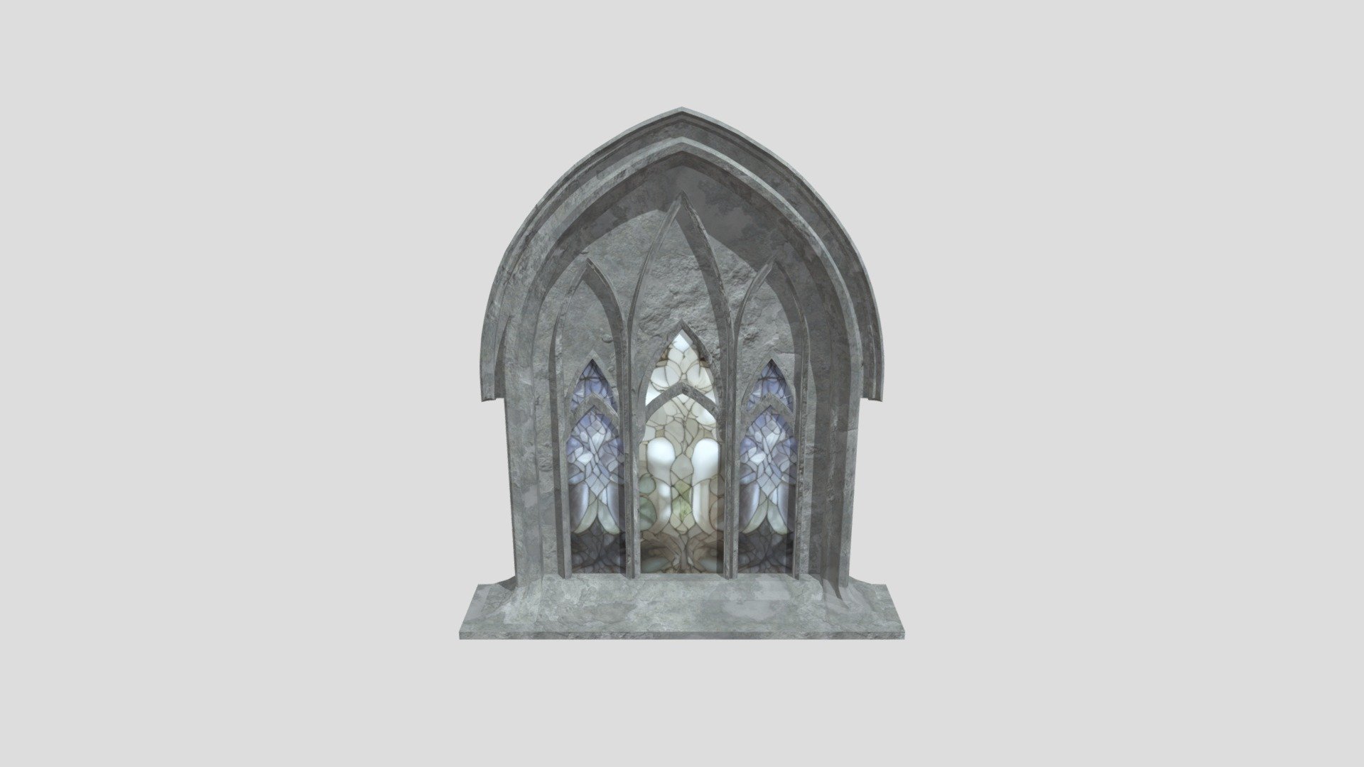 Gothic Window - 3D model by EVERRIME [1f57a22] - Sketchfab