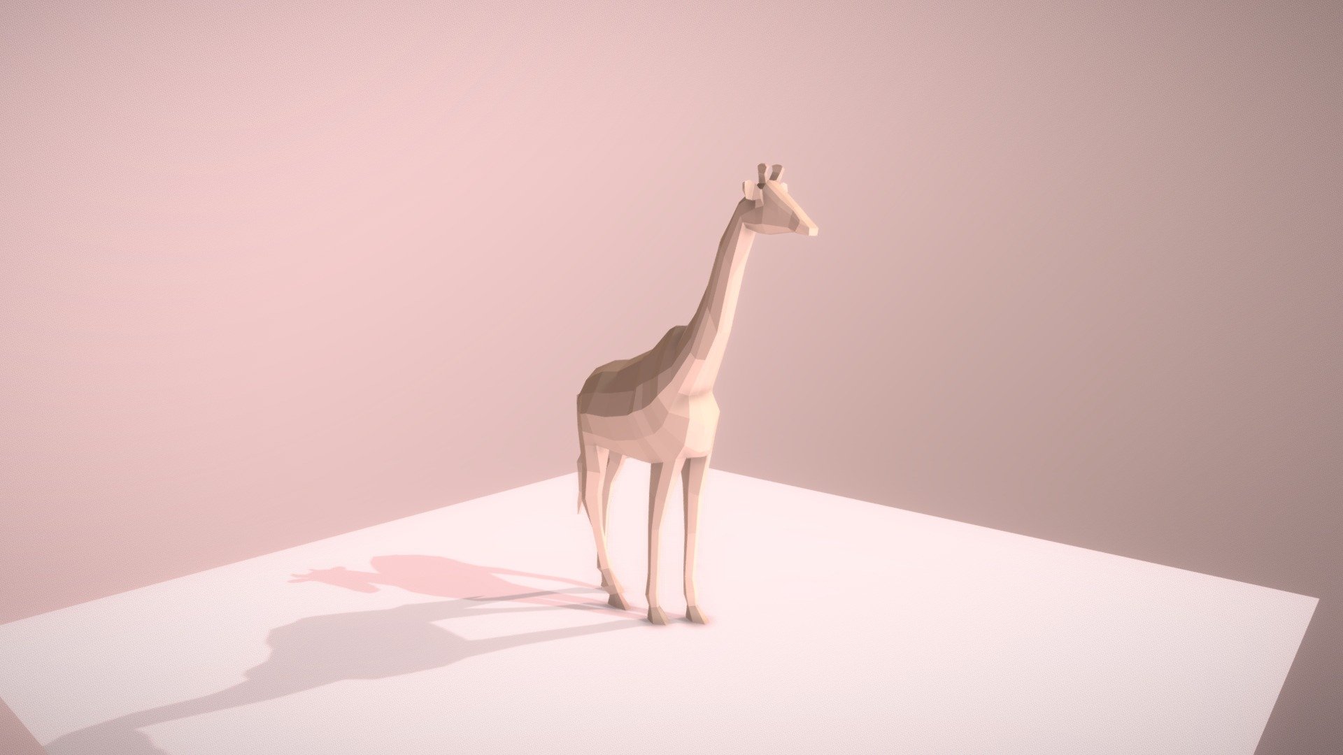 low_poly_giraffe - 3D model by enteraya [1f57dd9] - Sketchfab