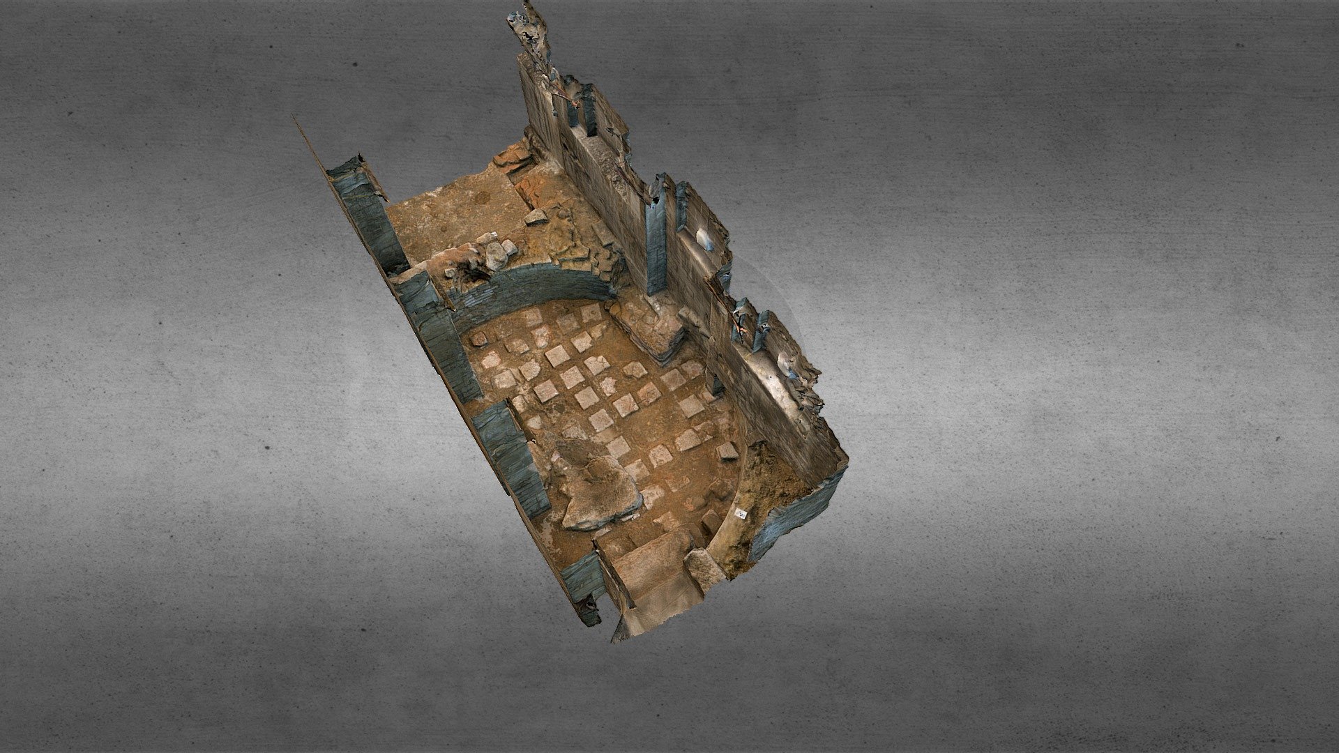 Roman Baths - Laconicum - 3D model by Cotswold Archaeology ...