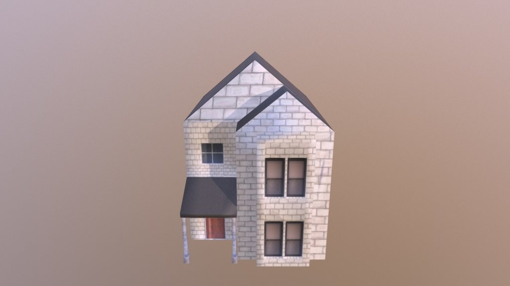 Textured House - 3D model by samibakhsh [1f5ce89] - Sketchfab