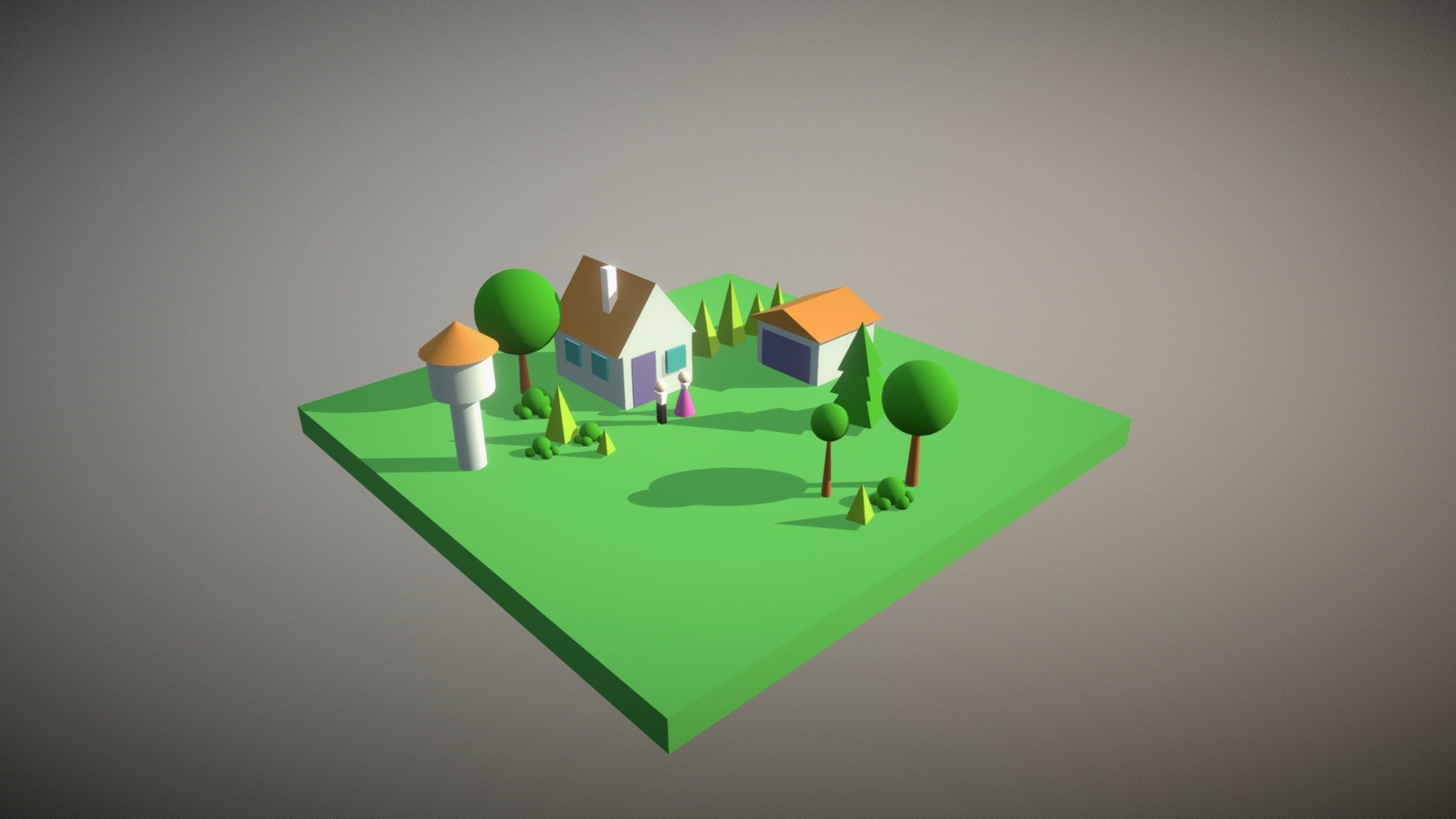 First Low Poly Project - Download Free 3D model by TheRealShaper ...