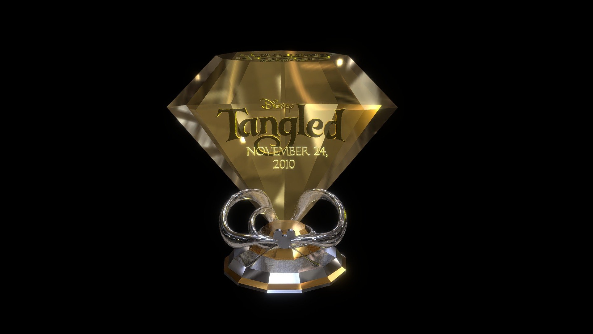 Disney100 Tangled Diamond - 3D model by Andres C. (@andres.c3D ...