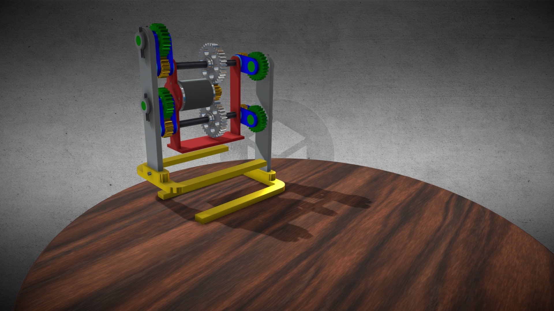 Walking Gears - Download Free 3D model by trinityscsp [1f60079] - Sketchfab