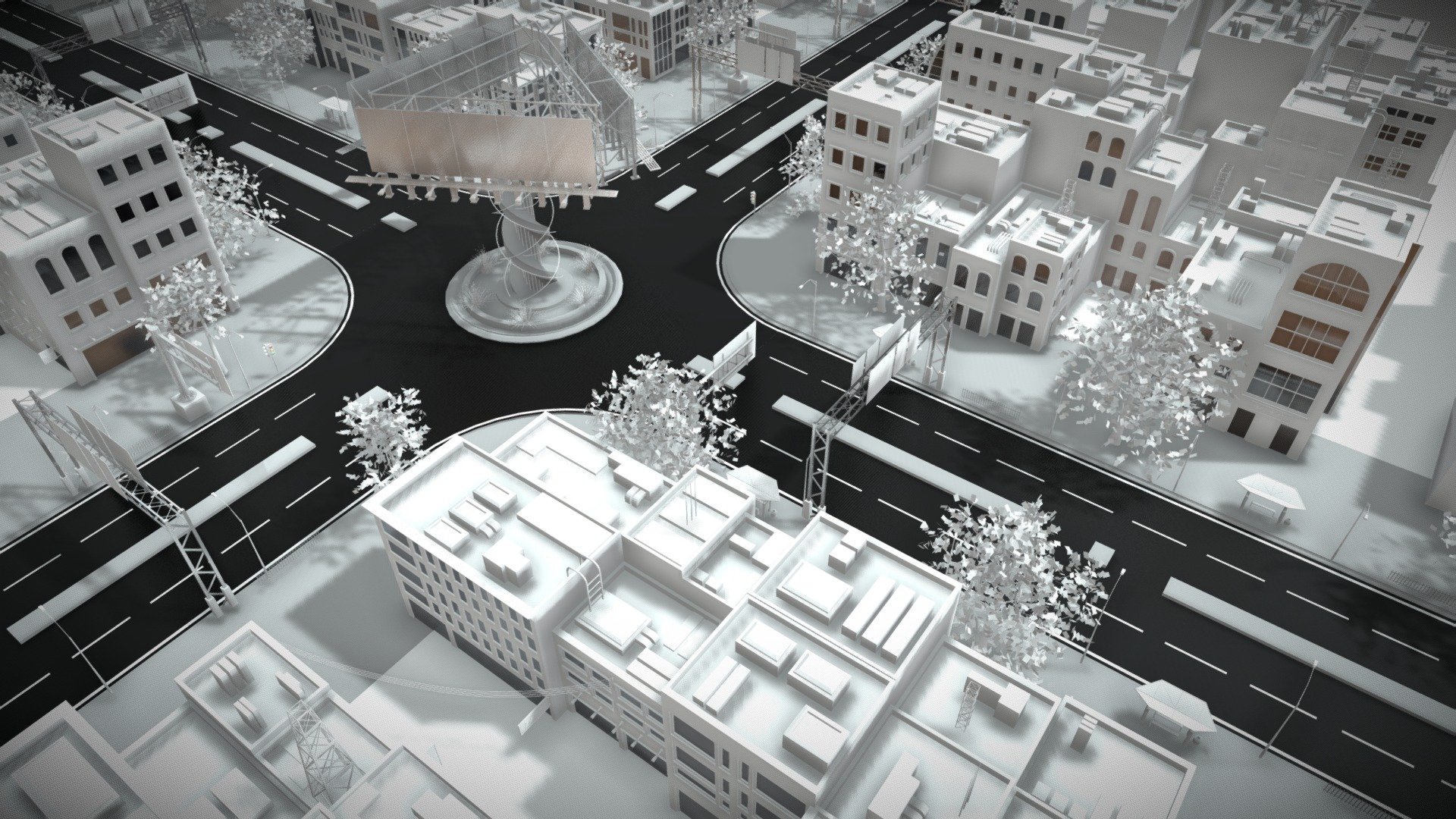 3D_Highstreet_01 - Buy Royalty Free 3D model by Giimann [1f603b1 ...