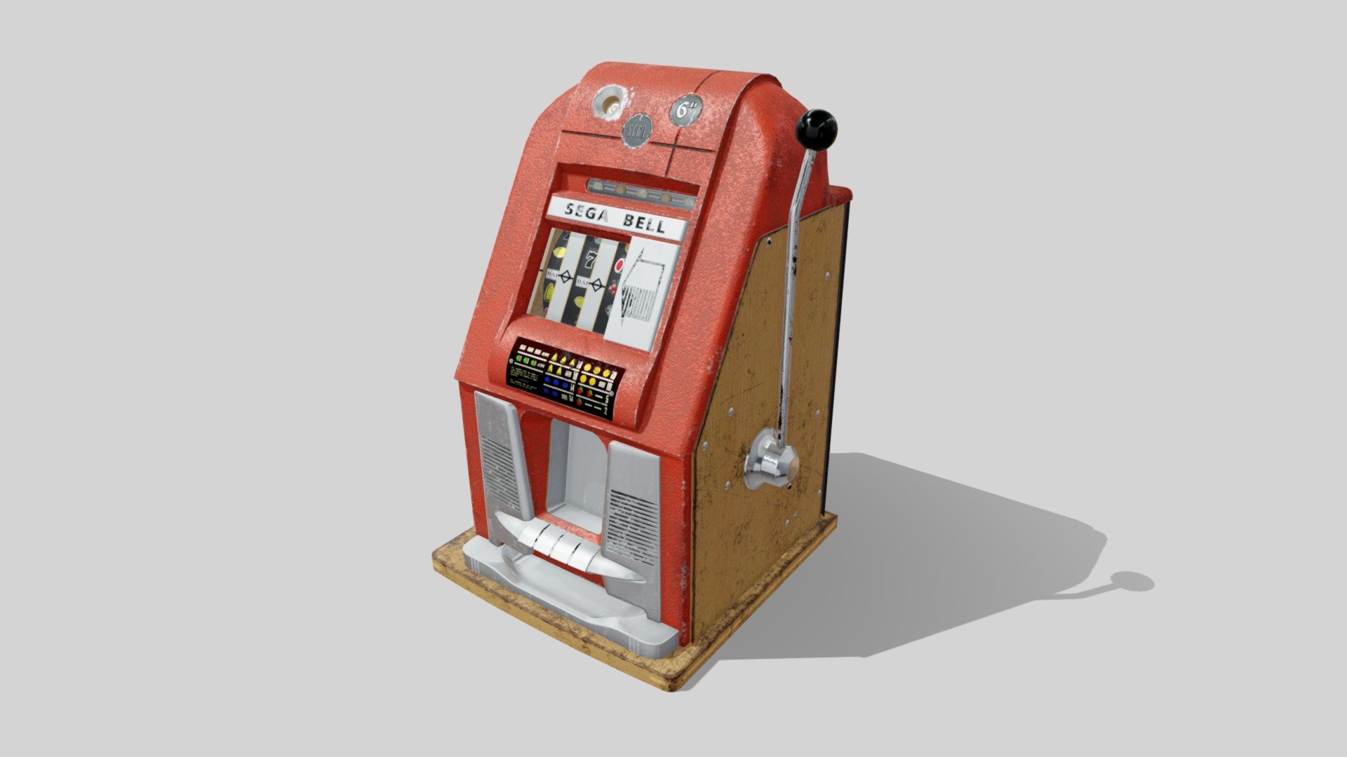 Vintage Fruit machine - 3D model by Jim Platt (@Jimbobuk) [1f60e72 ...