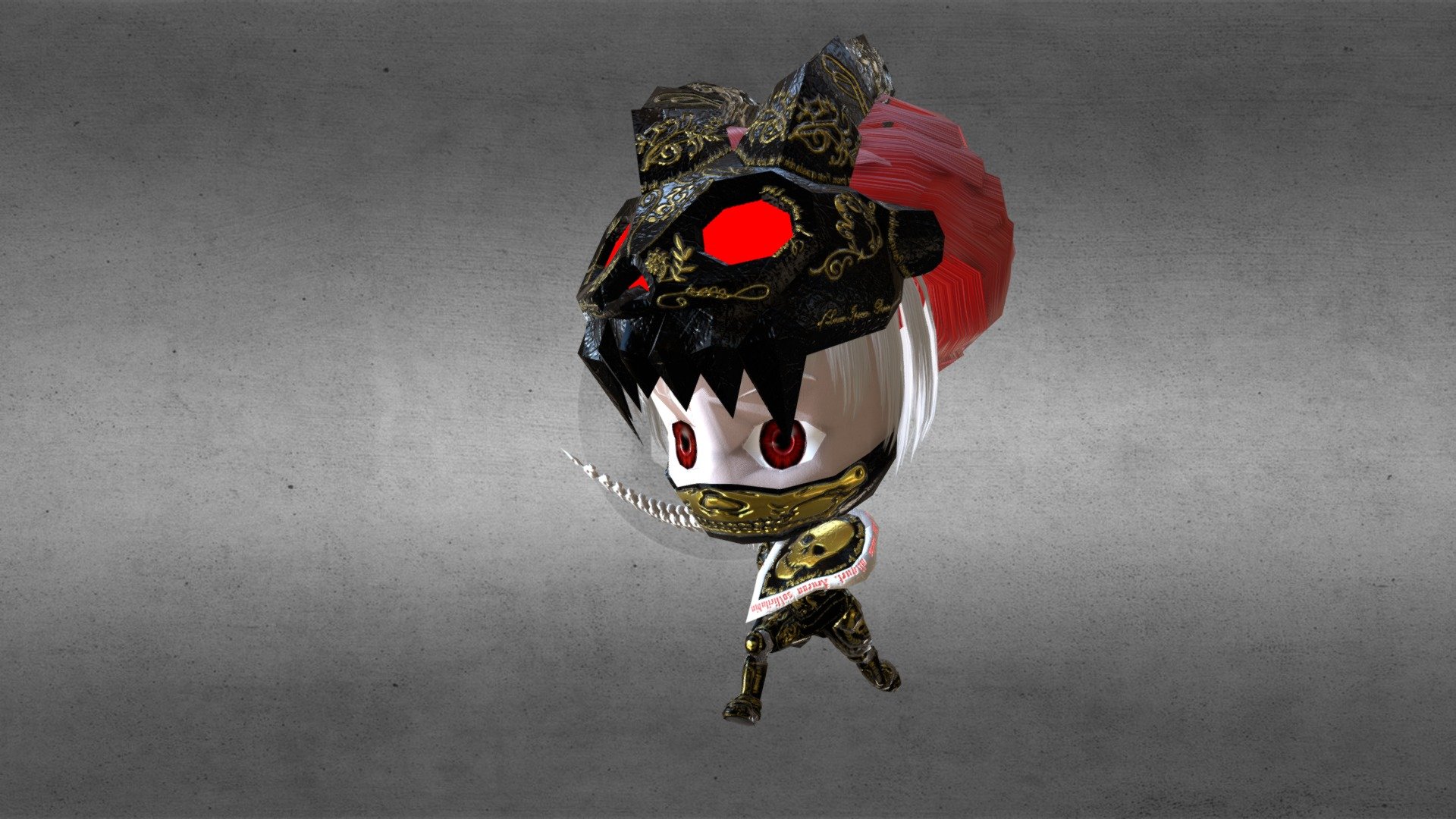 Necromancer Knight Running - 3D model by JikuAIGE [1f61a96] - Sketchfab
