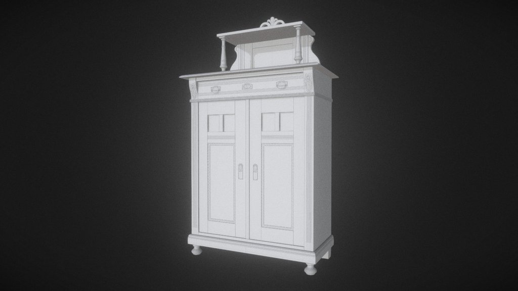 Armoire - High-Poly Model - 3D model by Philipp Hett (@philhett ...