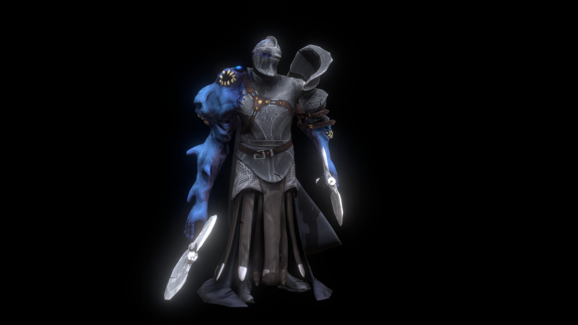 Corrupted Knight - Download Free 3D model by Rage (@Soulskor) [1f65bd1 ...