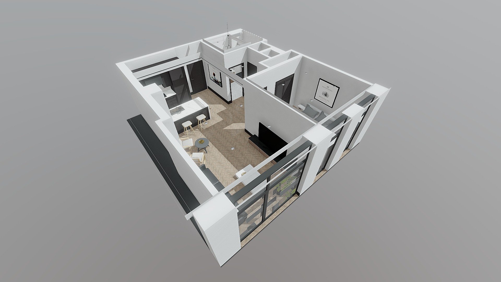 Interior - Download Free 3D model by greekisback [1f65f4b] - Sketchfab