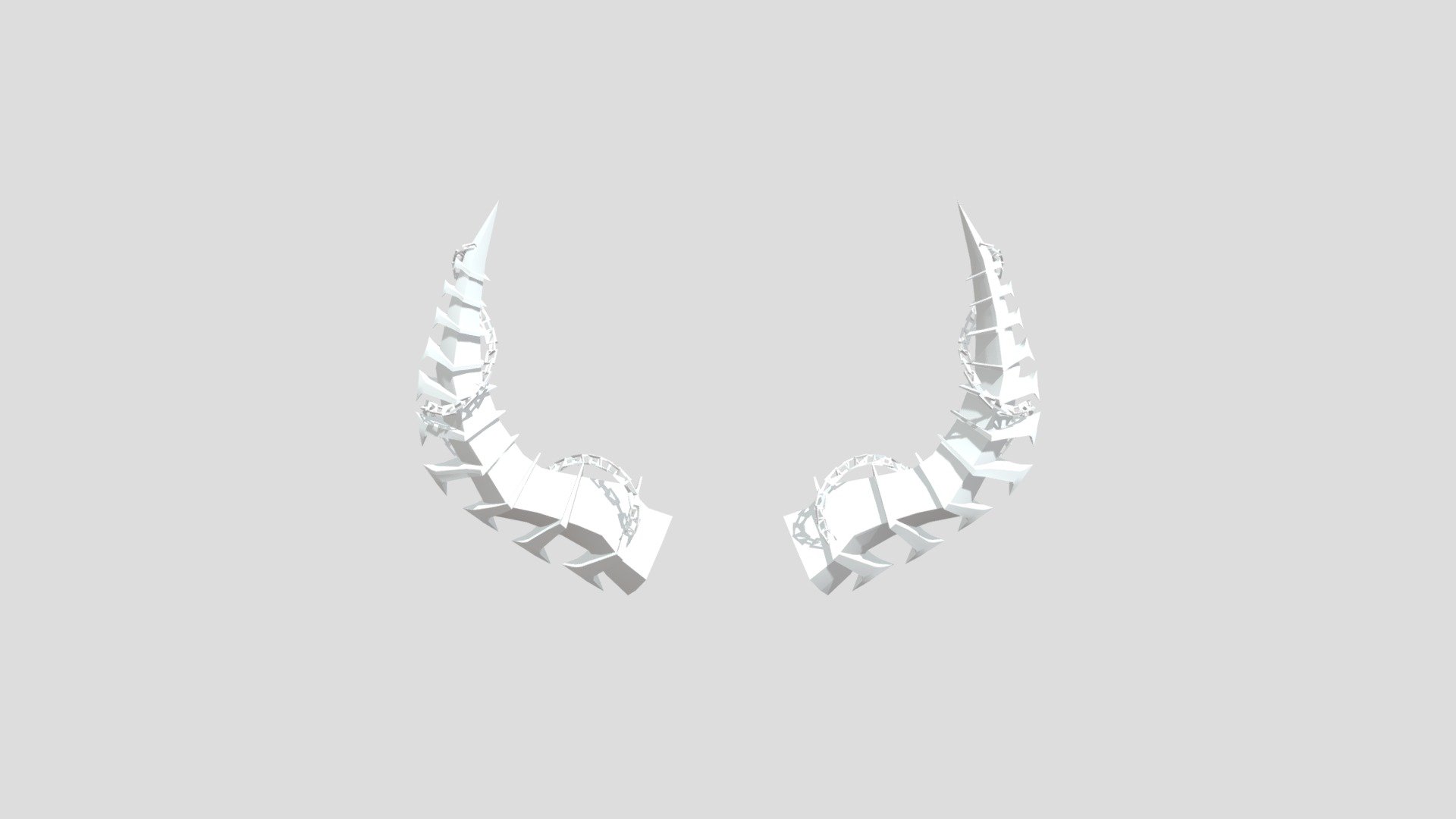 Fiery Horns - 3D model by simdiscord69 [1f671a9] - Sketchfab