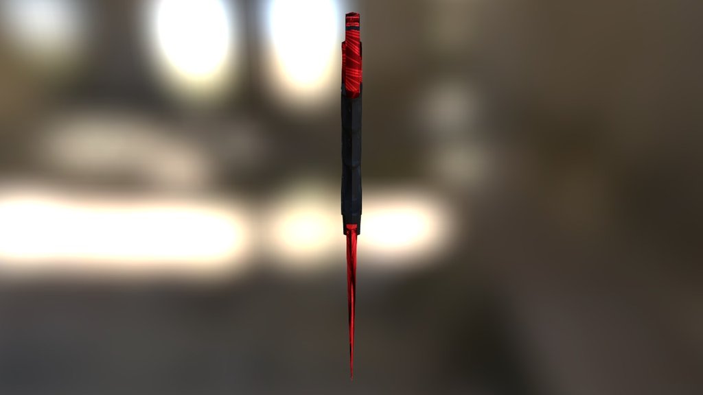 Karambit Red Wave - 3D model by exlcusive (@julesquimbo) [1f6e9b9 ...