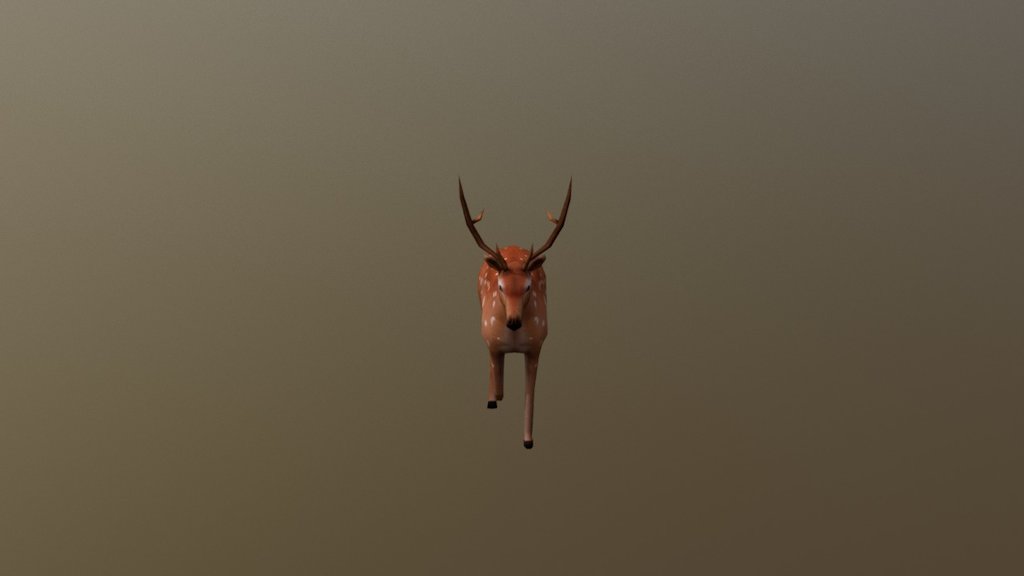 Deer Walk cycle - 3ds Max - 3D model by JeremyDilks [1f72967] - Sketchfab