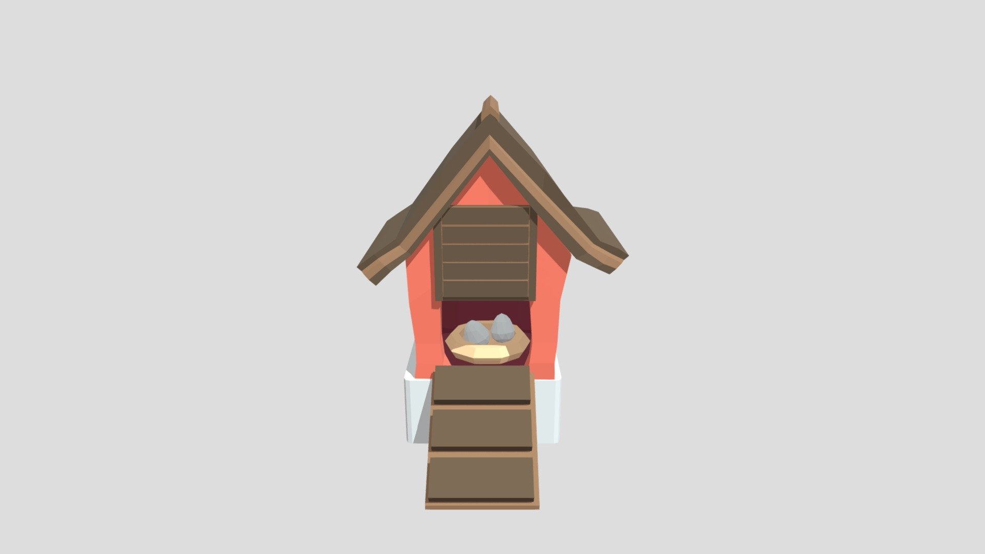 Chicken Coop - Download Free 3D model by synistersyrup [1f72fd7 ...