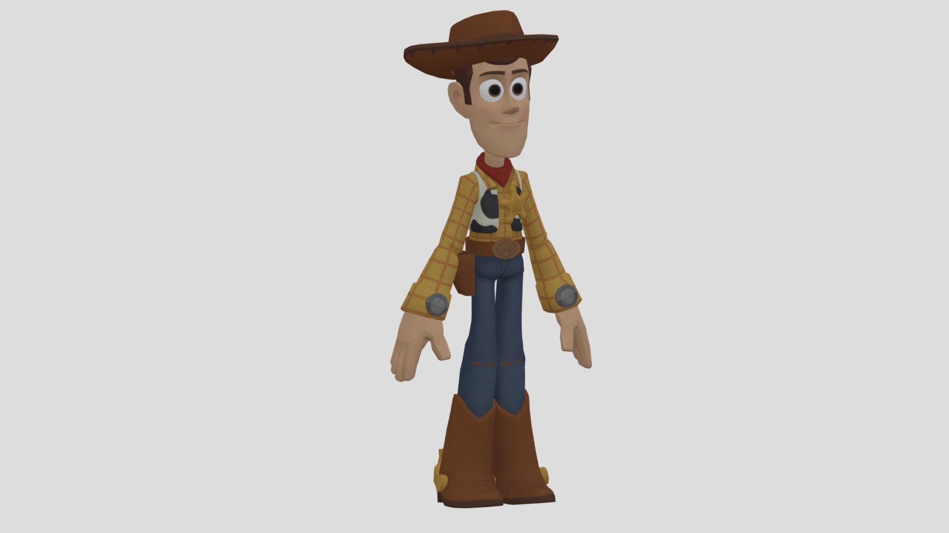 DISNEY INFINITY 1.0 | WOODY - Download Free 3D model by SMF Features ...