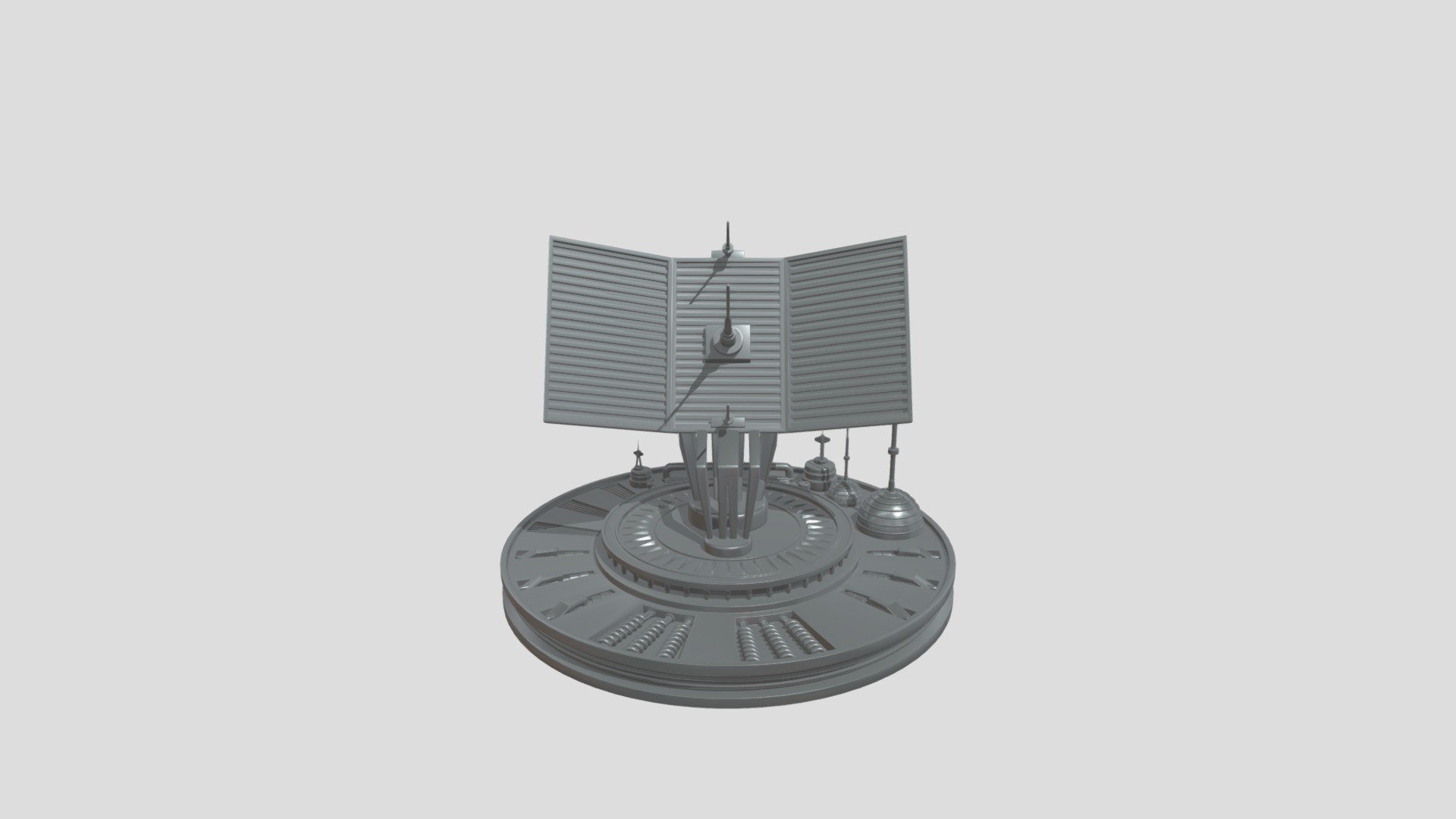 SCI-FI - Satellite - 3D model by ArchBeast [1f7451f] - Sketchfab