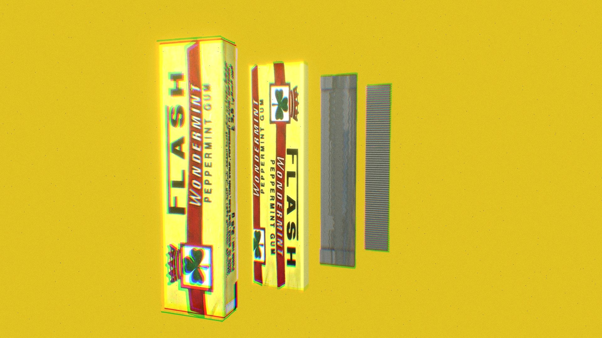 FLASH WONDERMINT : Chewing Gum - Download Free 3D model by Fenix (@ME ...