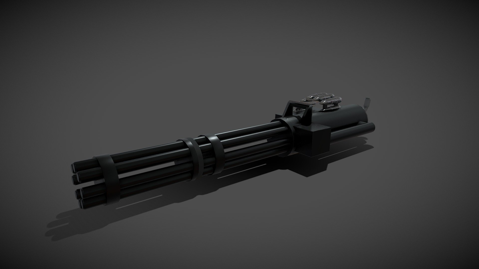 Minigun - Download Free 3D model by jakebolton12 [1f759e9] - Sketchfab