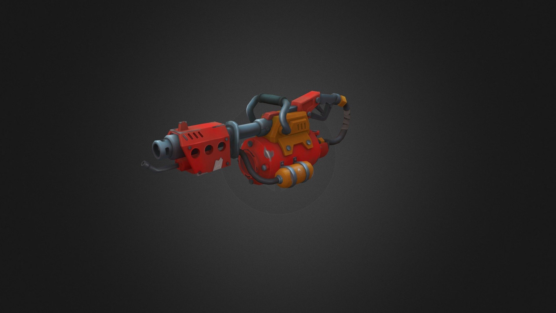 Flamethrower - 3D model by Van_Pham (@phamvan) [1f760dc] - Sketchfab