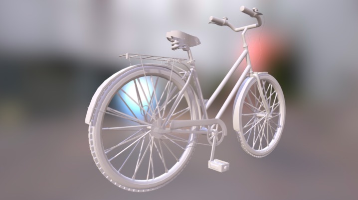 Prop Modelling - Bicycle - 3D model by kaylee (@simplykaylee) [1f77556 ...