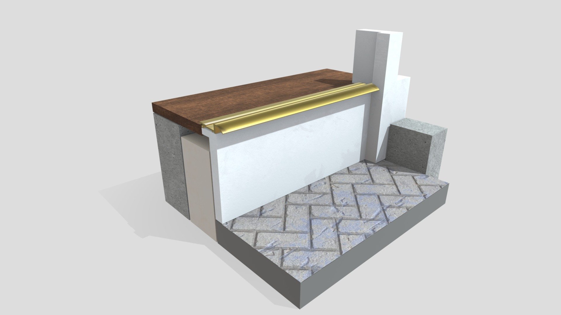 Threshold Detail - 3D model by The Period Door Company (@perioddoorcomp ...