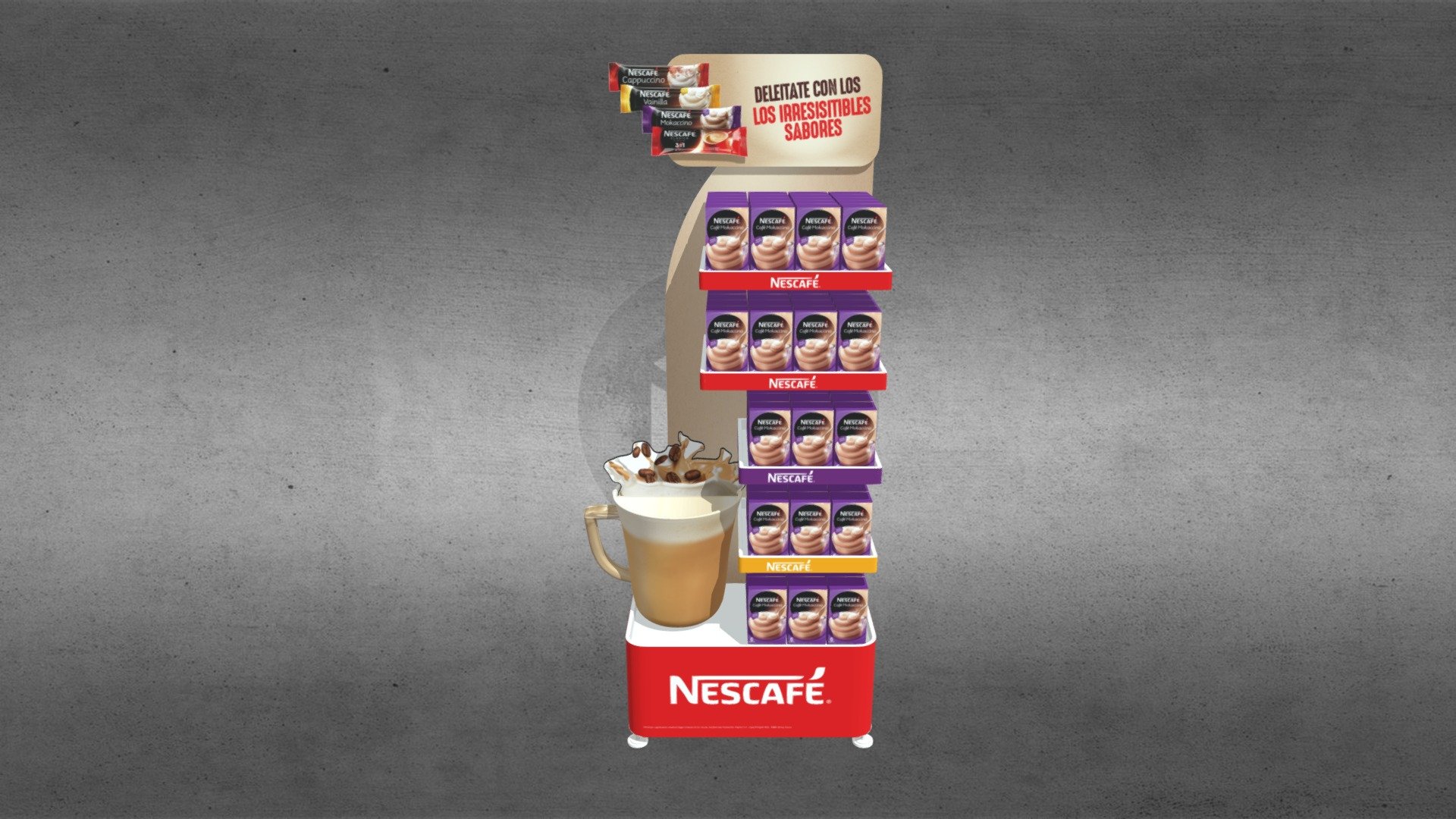 DP MIXES Nescafe RA2 - 3D model by visualbranding [1f78bdd] - Sketchfab