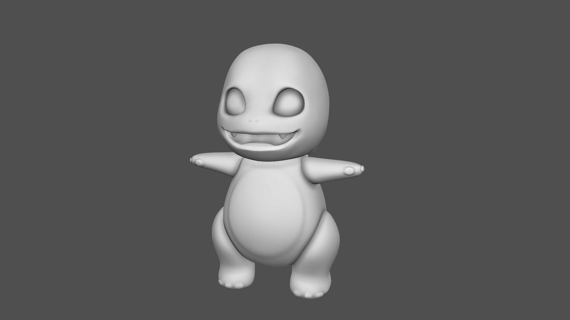 SCULPTING BASES - CHARMANDER - 3D model by Agnieszka Talik (@agatalik) [1f7abc1] - Sketchfab