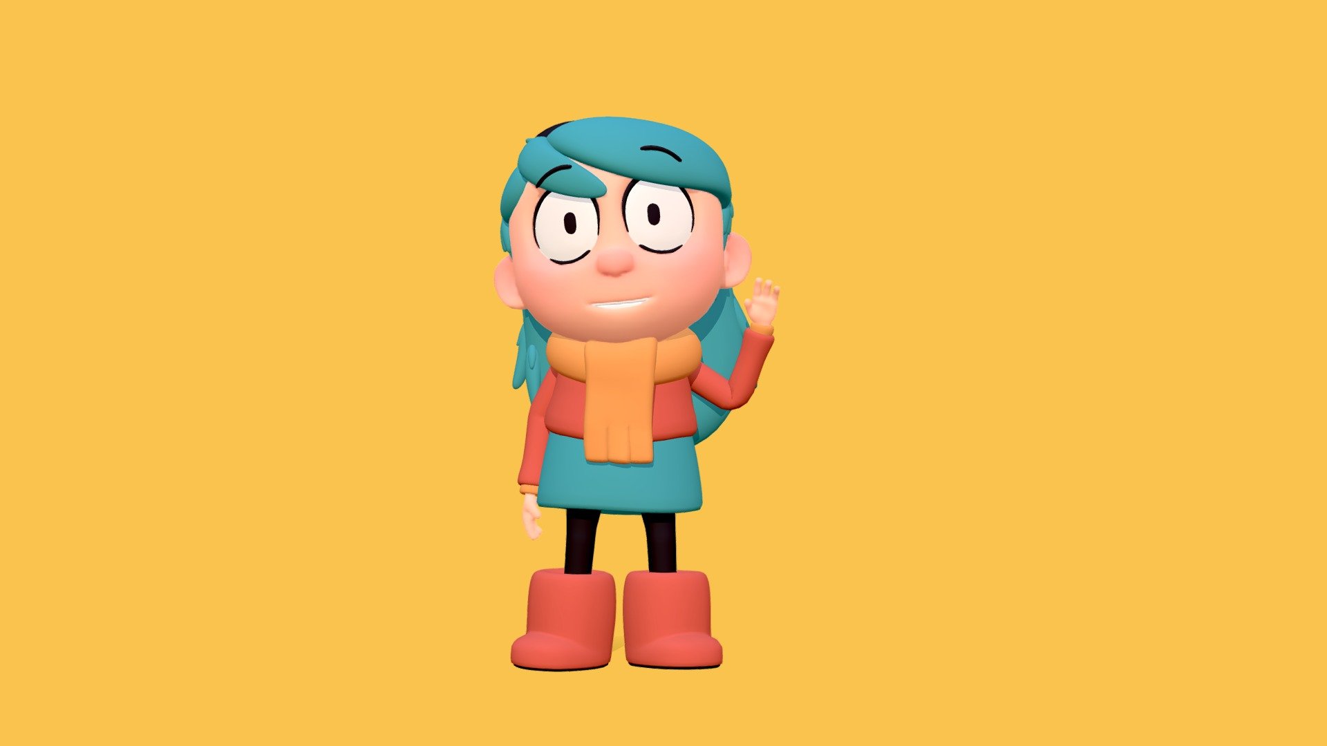 Hilda [fanart] - 3D model by Nikita [shacr0w] Vorobyev (@shacr0w ...