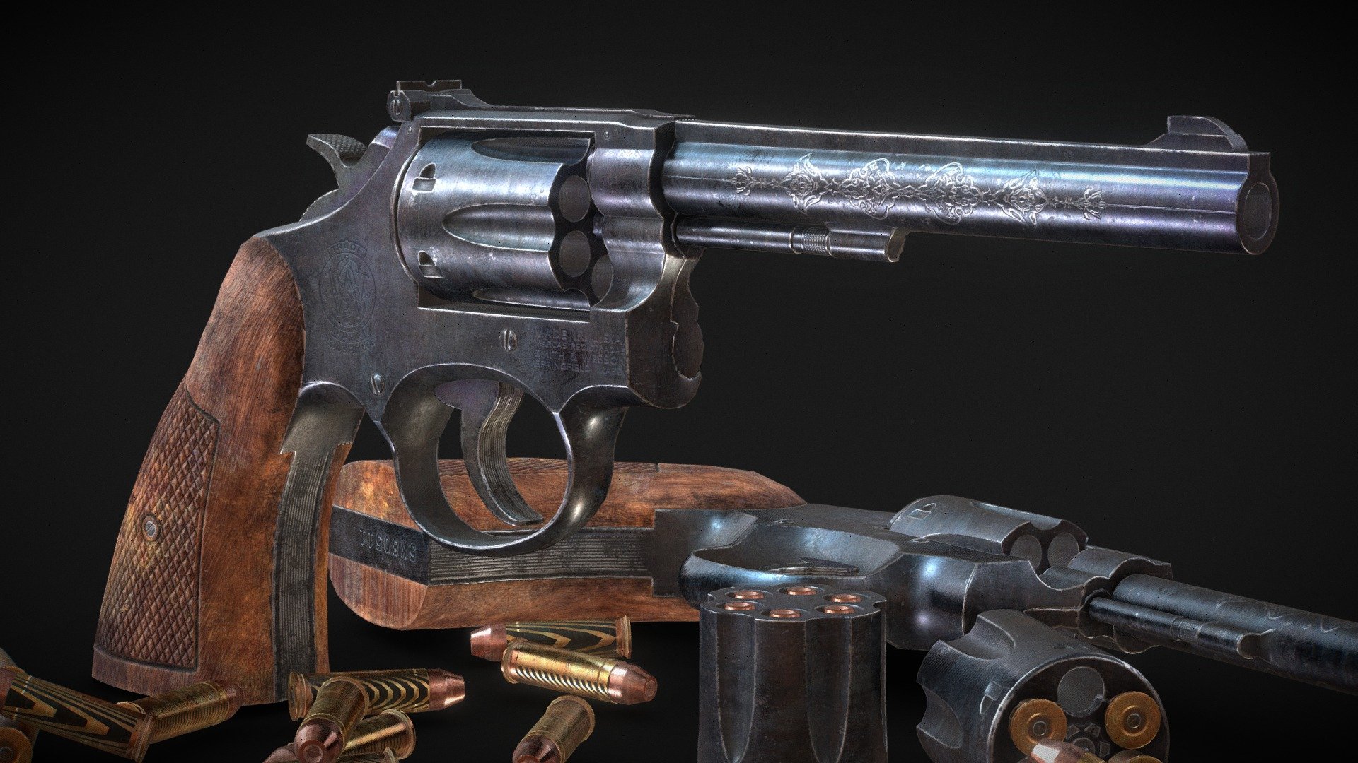 Revolver - Buy Royalty Free 3D model by Horroid CC (@horroidgamestudio ...
