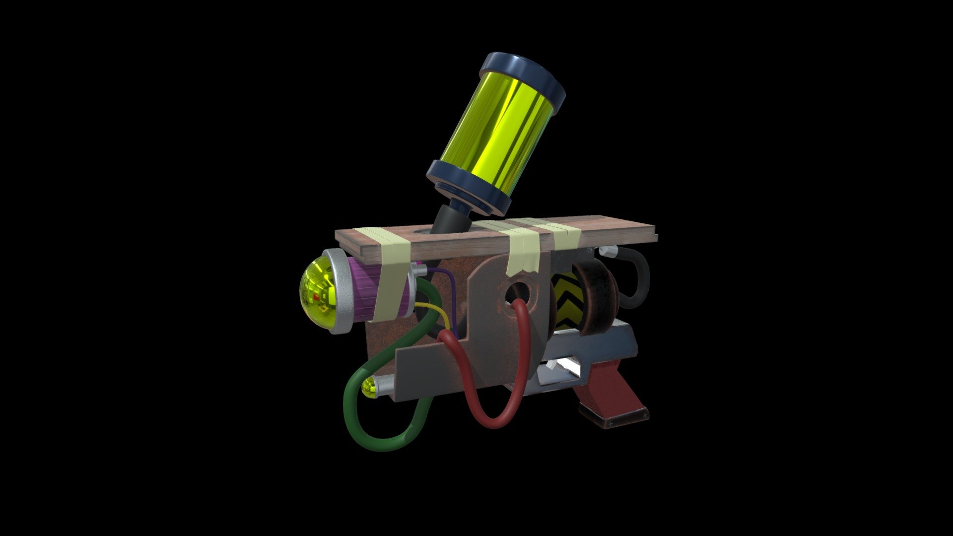 portal gun - Download Free 3D model by gautamsolanki0707 [1f7c308] - Sketchfab